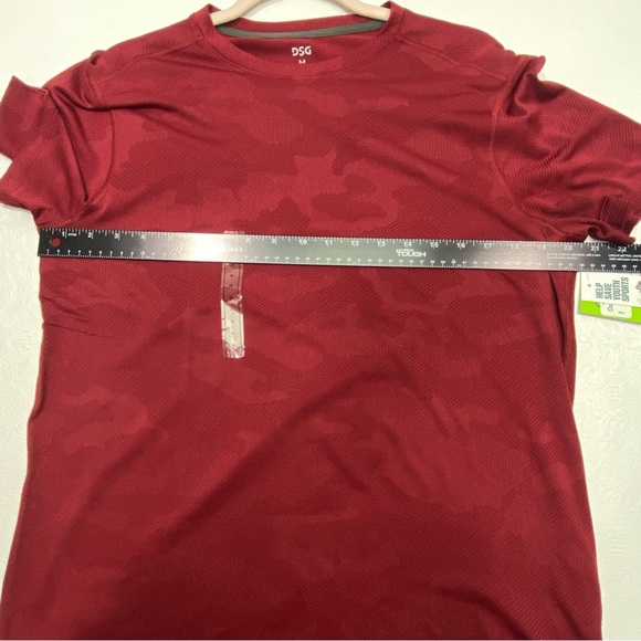 DSG | Shirts | Dsg Mens Size Medium Burgundy Solid Dark Currant Red ...